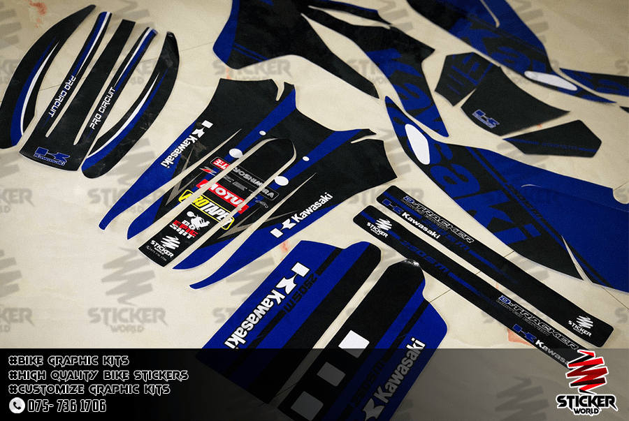 D Tracker Graphic Kit - Sticker World