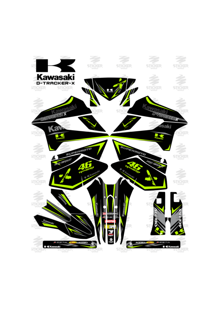 Tracker X Graphic Kit - Sticker World